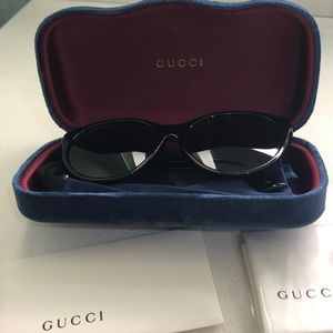 Gucci | Accessories | Authentic Rhinestone Gucci Sunglasses | Poshmark